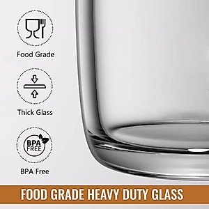 Cold Brew Coffee Maker Mason Jar 64oz, Durable Thick Glass Cold Brew Pitcher Flip Cap Spout Lid w/Handle, Heavy Duty Stainless Steel Filter, Lemonade, Ice Tea Pitcher, Homemade Fruit Drinks Container