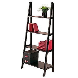 Winsome Wood 4-Tier A-Frame Shelf, Dark Espresso