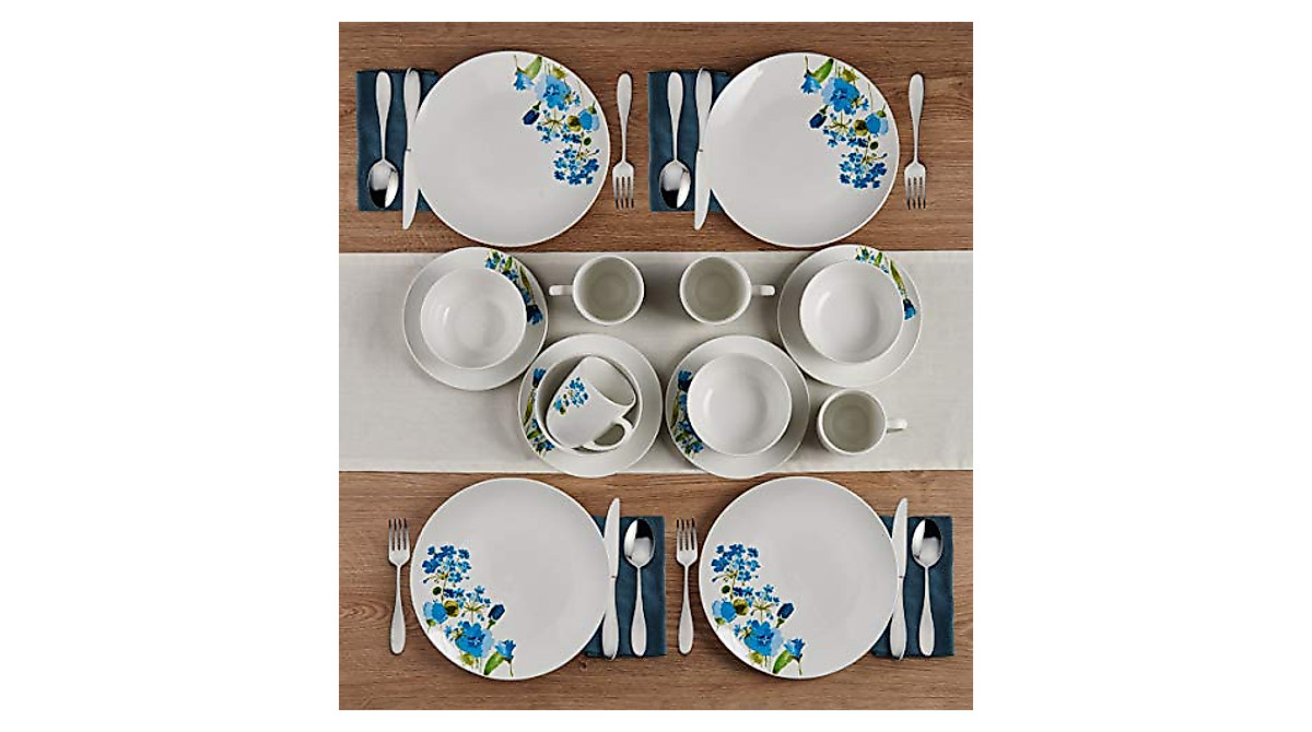 Studio Nova Painted Wildflowers Dinnerware Set for 4 | Elegant & Durable