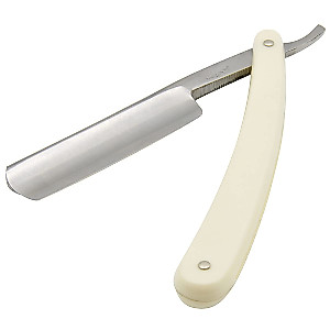 Union Razors SR2 Straight Edge Razor with White Handle