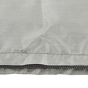 QSTNXB Heater Cover, Portable Easy to Clean Patio Heater Cover with Zipper Design, Waterproof Sunproof Rainproof Outdoor Dustproof Covers, for Garden Barbecue, Wedding, All Kinds of Parties(Beige)