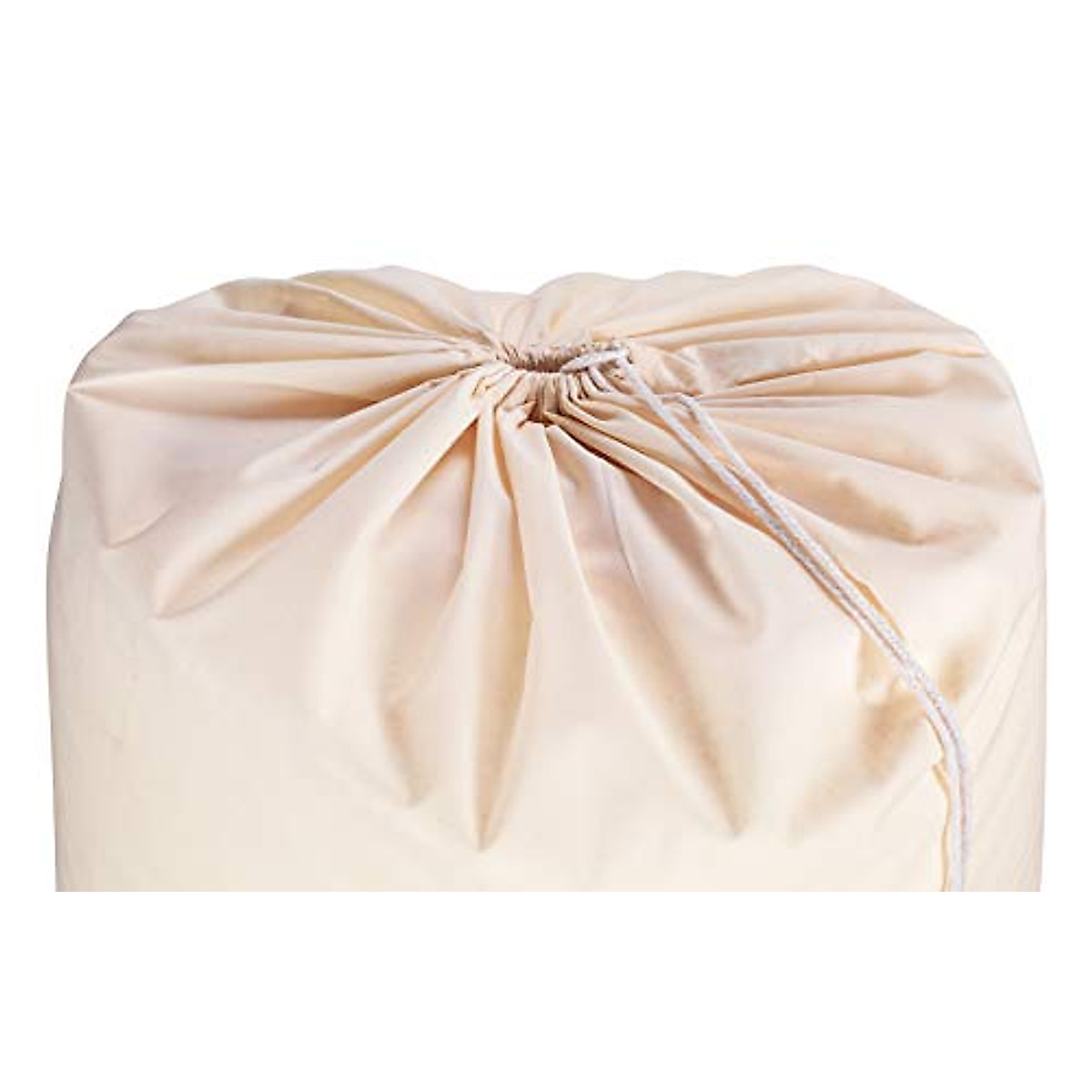 Glamburg 2 Pack 100% Cotton Heavy Duty Laundry Bags Extra Large 28x36 Easy to Carry, Versatile Multi Purpose Natural Cotton Laundry Bag drawstring for Delicates