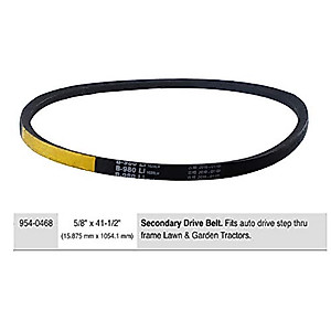 Wadoy 954-0468 Belt Compatible with MTD 754-0468 Replace 75-933,336354,7540468, 9540468 Secondary Upper Drive Belt