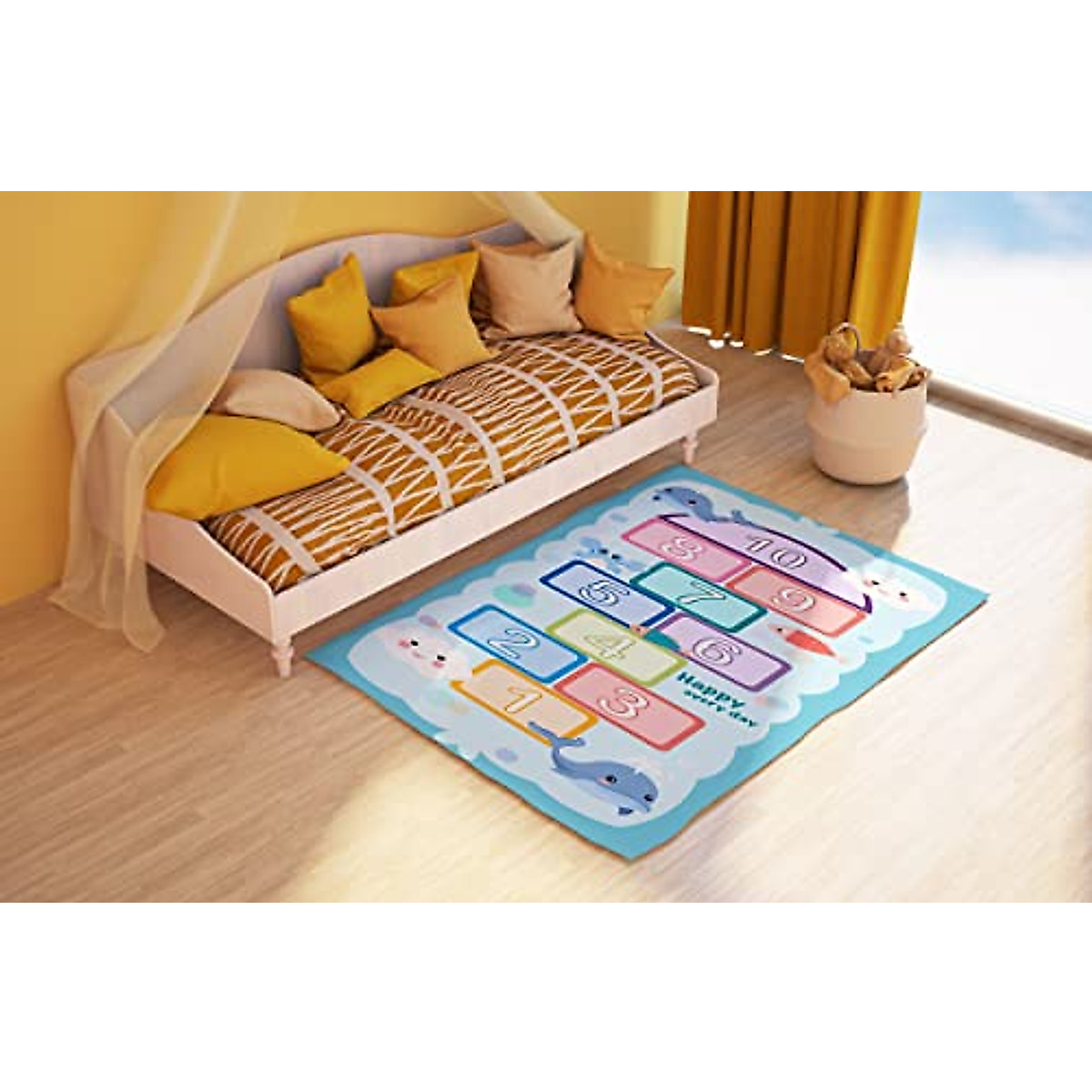 Play Area Rug for Boys & Teens. Cool Carpet for Bedroom,Soft & Non Slip Skid, Printed Large Indoor & Outdooe Floor Mat 63" x 31"