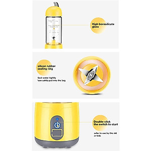 MXJCC Portable Blender, Smoothies Personal Blender Mini Shakes Juicer Cup USB Rechargeable