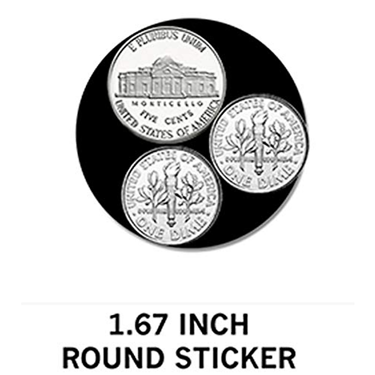 OH Baby - It's A Boy | 1.67 Inch - 48 Stickers | Boy Baby Shower Stickers | Round Baby Shower Labels | Blue and Gold Baby Shower Stickers for a Boy