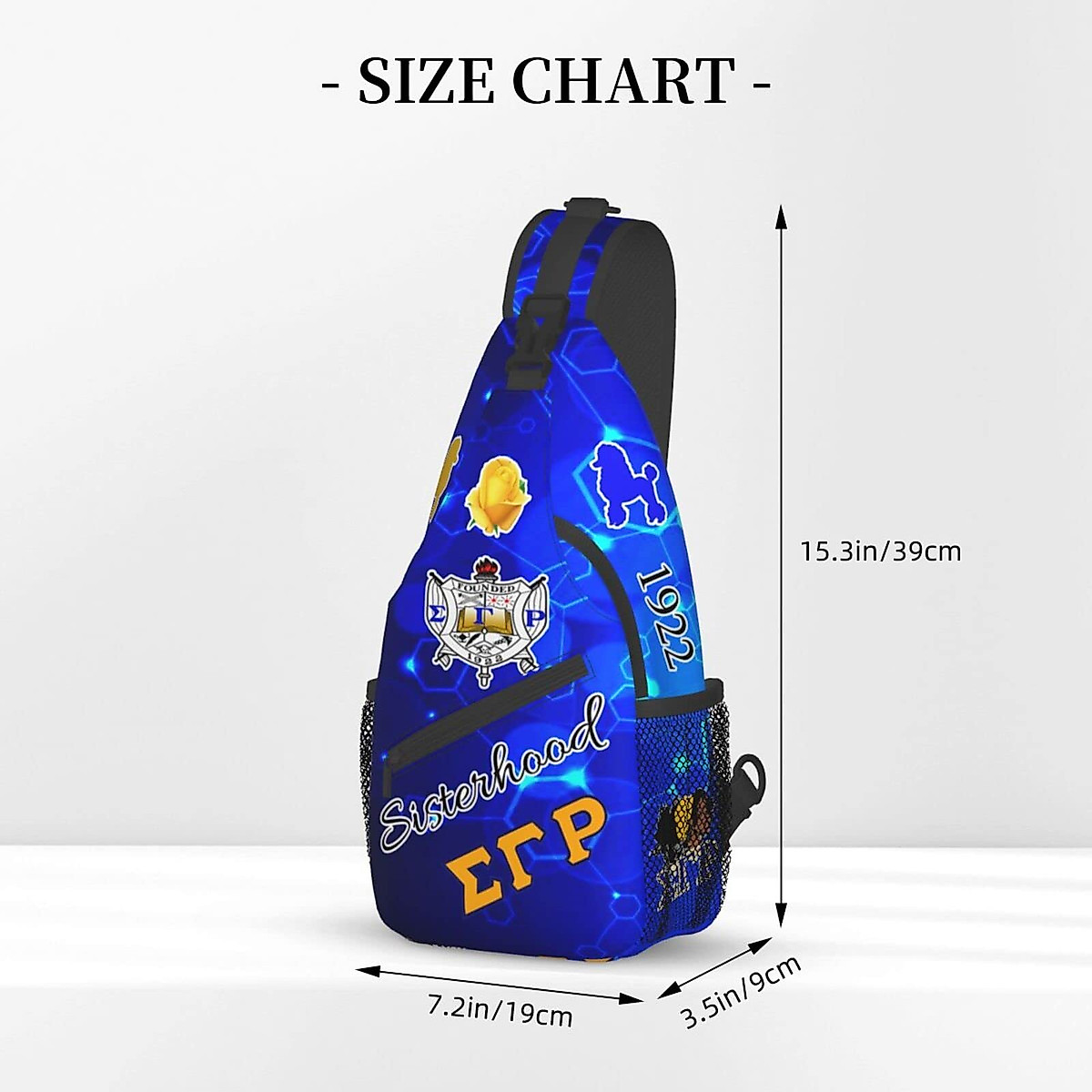 Emiyrtn Sigma Gamma Rho Crossbody Bag, Outdoor Travel Shoulder Bag, Sigma Gamma Rho Gift, Sigma Gamma Rho Backpack