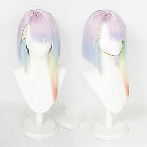 HIGGEL Anime Cyberpunk Edgerunner Cosplay Wig - Cyberpunk Edgerunner Lucy Wig for Halloween Costume Party