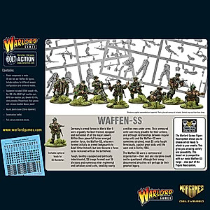 Wargames Delivered Bolt Action Miniatures - US Marines Troop Set, World War Two Miniatures, 28mm Scale Plastic Army Men for Miniature Wargaming by Warlord Games