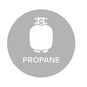 Empire VFDT24LBN Thermostat 5-Piece 24" Ceramic Fiber Log Set - NG