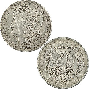 1883 O Morgan Dollar VF Very Fine 90% Silver $1 US Coin Collectible