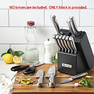 McCook MC59B Steak Knives Set of 6 + McCook Knife MC21Block