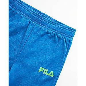 Fila Boys' Sweatsuit Set - 2 Piece Active Hoodie Sweatshirt and Jogger Sweatpants - Performance Activewear Set for Boys, 8-12, Size 12, Prince Blue