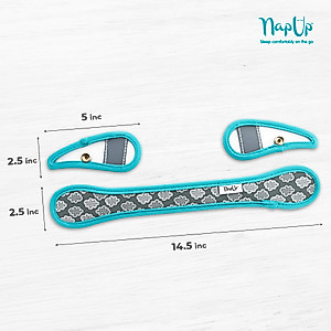 Car Seat Pillow Color Variation- Travel Head Support Additional Accessory (Light Blue)