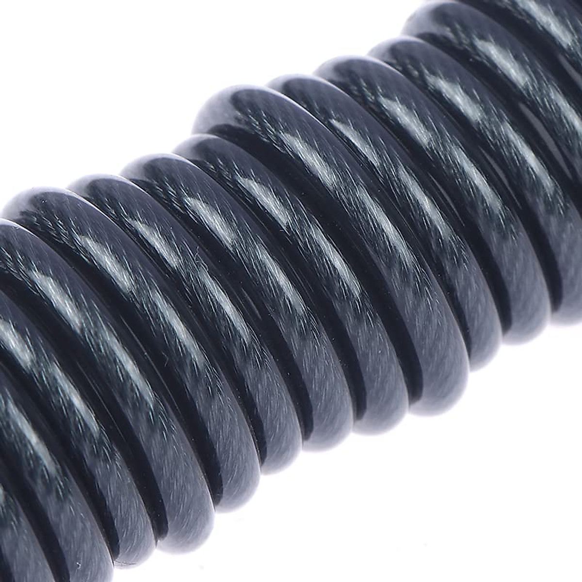 Portable Bike Lock Cable Bicycle Lock Steel Cable Chain Security Safety Bike Password 4 Digit Lock for Baby Strollers, Suitcases and Laptop Bags