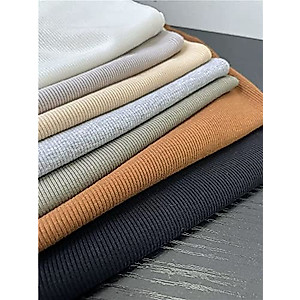 GEMBERA Womens Sleeveless Racerback High Neck Casual Basic Cotton Ribbed Fitted Tank Top Beige Tan Nude XL