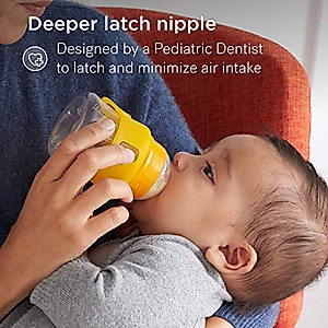 Smilo Anti-Colic Bottle Nipple, Medium Flow 5M+, Stage 2 Suitable from 5 to 9 Months, Smooth Flow Anti-Colic (Pack of 6)