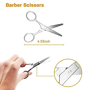 FULLLIGHT TECH Beard Kit for Men Grooming & Care W/Beard Wash/Shampoo,3 Packs Beard Oil,Beard Balm Leave-in Conditioner,Beard Comb,Beard Brush,Beard Scissor,Beard Grooming Kit Gifts for Men Husband