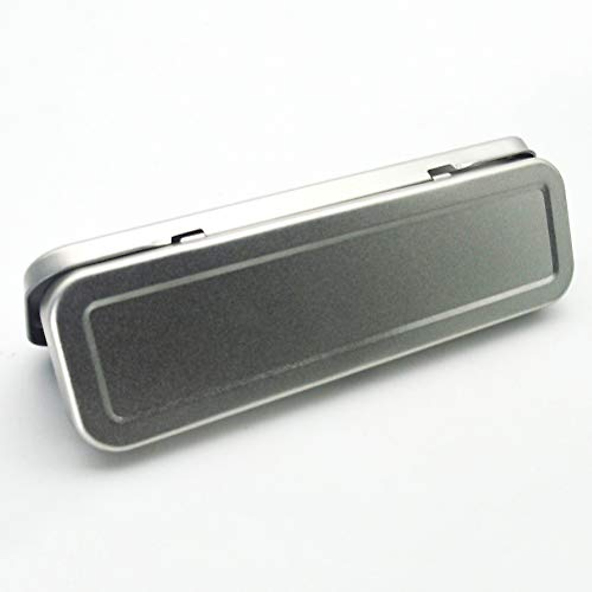 NUOBESTY Tiny Box 5pcs Tinplate Pen Box Metal Pencil Case Rectangular Pen Holder Empty Hinged Tin Box Multi Functional Container for Students Adults Pen Pencil Makeup Brushes Syringe Small Pencil Box