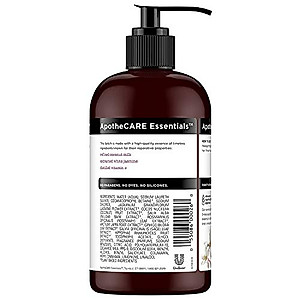 ApotheCARE Essentials The Mender Damaged Hair Repair Shampoo, Coconut Milk, White Jasmine, Vitamin E, 12 oz