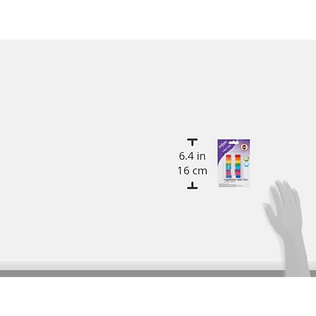 Snopake Index Tab PageMarkers with Colour Coded Tips 45 x 8 mm - 160 Tabs - Assorted [Ref: 15845]