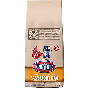 Kingsford Easy Light Charcoal Briquettes Bag, BBQ Charcoal for Grilling - 4 Pounds