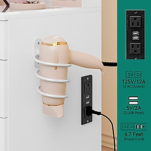 YITAHOME Vanity Desk Set with Large LED Lighted Mirror & Power Outlet, Glass Top Vanity with 11 Drawers and Magnifying Glass, 46'' Large Makeup Vanity with Storage Bench, White Vanity for Bedroom