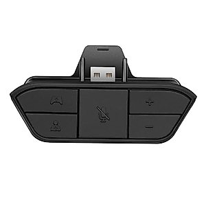 Stereo Headset Adapter with Original IC Chip Headphone Attachments Accessories for Xbox One & Series X|S & Elite Controller Series 1 2 - Adjust Audio Balance (Game Sound & Voice Chat), Volume, Mic