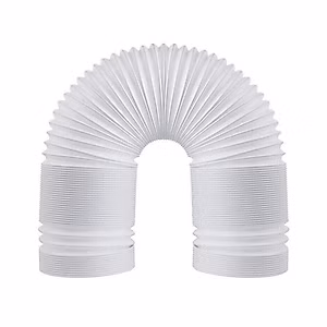 Air Conditioner Exhaust Vent Hose - 5.9" Diameter, 59" Length, Angooni Universal Counter-Clockwise Thread Air Vent Compatible with Honeywell, Whynter, Frigidaire, LG, Toshiba, Delonghi, JHS