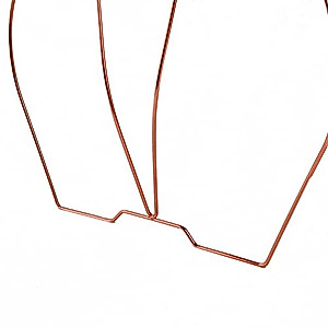 Rose Gold Full Body Shape Metal Wire Swimwear Swimsuit Display Hangers for Dress，Bikini，Lingerie Hangers (10 Pack ，Rose Gold)