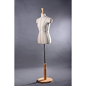 M003-F-4 -1 Female Dress Form Mannequin Body Model Stand with Base Store Display