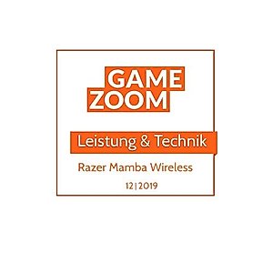 Razer Mamba Wireless, Wired/Wireless Gaming Mouse with True 16,000 DPI 5 Generation Optical Sensor, 50 Hour Battery Life, Powered by Razer Chroma