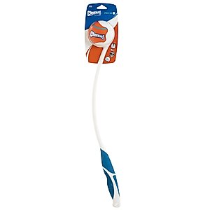 Chuckit! Pro 26L Dog Ball Launcher, 26" Length, Includes Large Ball (3") For Dogs 60-100 Pounds