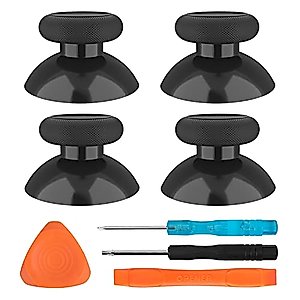 TOMSIN® Replacement Thumbsticks for Xbox One/ PS4 Controllers, Joysticks Repair Kit for Xbox One S (4 Pcs)