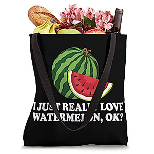 Funny Watermelon Design Watermelons Tote Bag
