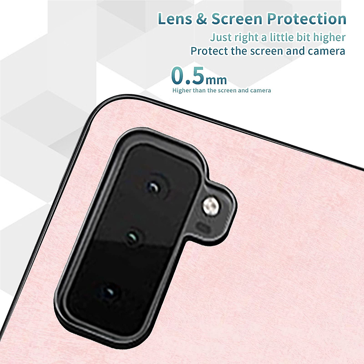 Case for Microsoft Surface Duo 2, BEOTIWAD Shockproof Non-Slip Hard PC Thin Protective Cover for Microsoft Surface Duo 2, Cute Pink Pig