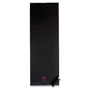 Weddingstar Customizable No-Slip Black Yoga Mat - Boxed Initial