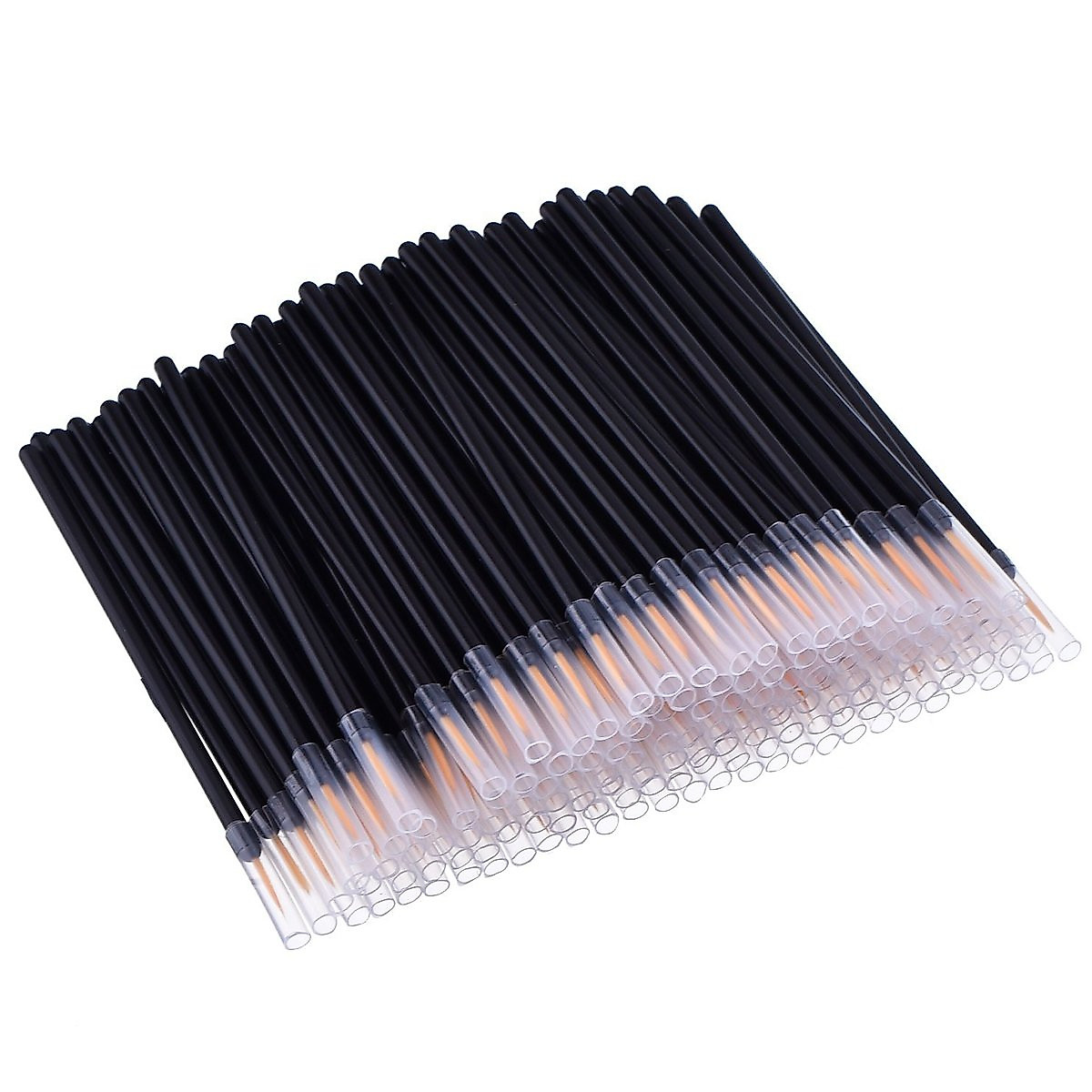 100 Pack Disposable Eyeliner Brush, JASSINS Eye liner Applicator Cosmetic Eye Wands Makeup Tool