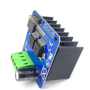 Kiro&Seeu 2PCS Double BTS7960B DC 43A Stepper Motor Driver Module H-Bridge PWM Driving Board for Arduino Smart Car