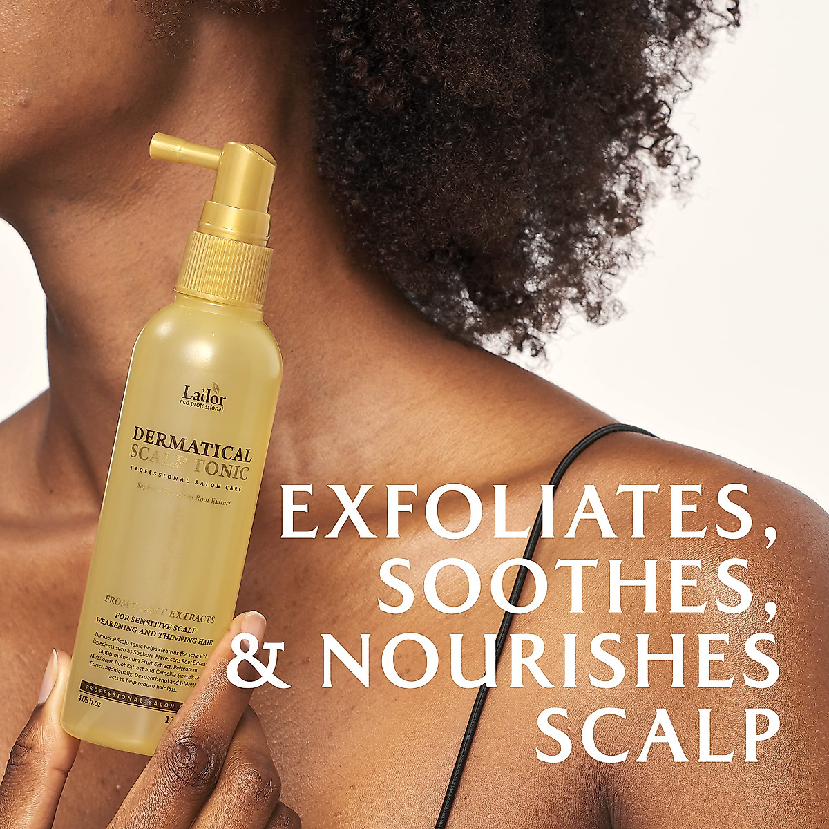 LA'DOR Dermatical Scalp Tonic - For Sensitive & Thinning Hair - 4.05 Fl Oz, Leave-in Spray Conditioner, Cleanse, Reduce Hair Loss