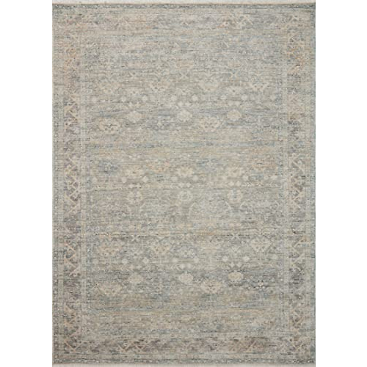 Loloi Angela Rose x Blake Collection BLA-01 Sky/Beige, Transitional 5'-3" x 7'-6" Area Rug
