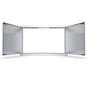 SUNSTONE A-DD33 33' Double Door Flush Mount, 33x21x1.625, Stainless Steel