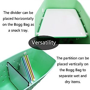 TEYOUYI Divider Tray for Bogg Bag Accessories for Bogg Bags compatible with BOGG BAG Original X Large Help with Organizing your Bogg Bag and Divide Space 2pcs Black