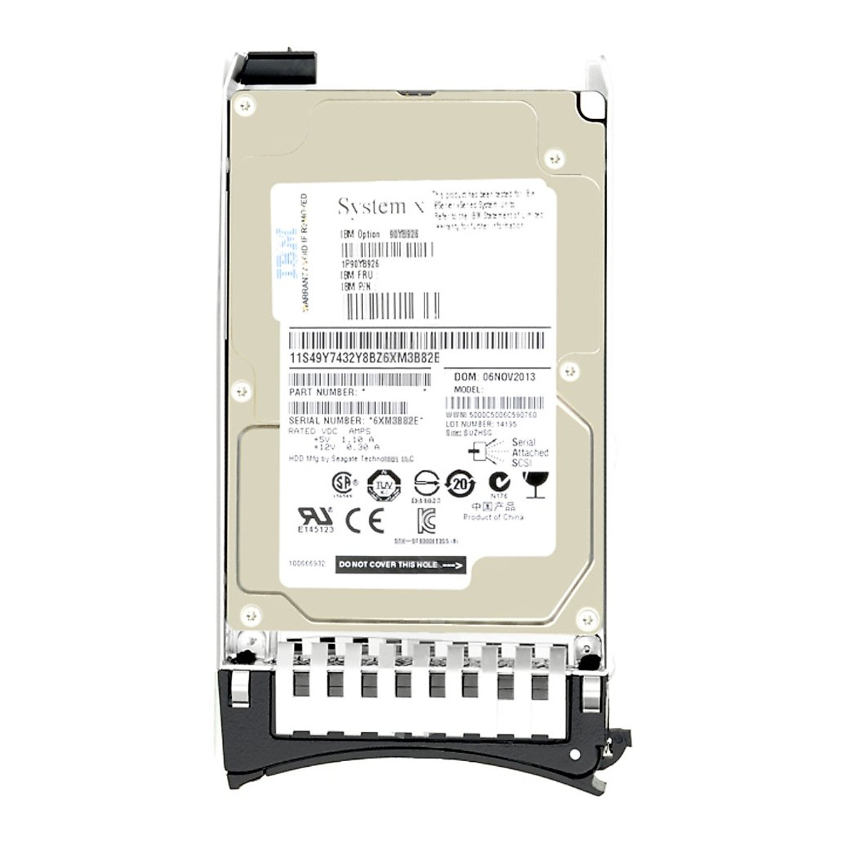 IBM 42D0638 - 300GB 2.5" SAS 10K 6Gb/s HS Hard Drive
