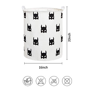 RoyBoder Collapsible Laundry Basket in Bedroom Waterproof Laundry Hamper in Bathroom Large Laundry Bag in College Dormitory Cloakroom Livingroom Nursery Organizer Toy Bin