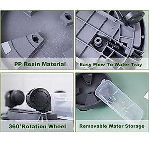 Two Pack HuaBoShi Plant Caddy Stand with Wheels Heavy Duty with Built-in Bottom Ventilation Design and Water Tray Bear Weight up to 160 LB (13” in Diameter)