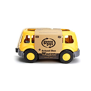 Green Toys School Bus Wagon , Yellow