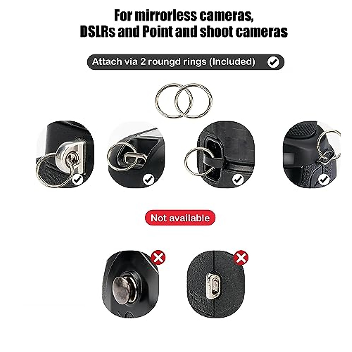 Clysuply Macrame Camera Strap For DSLR Camera. Adjustable Handwoven Universal Neck & Shoulder Strap Gift for Photographers