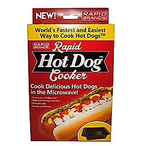 Rapid Hot Dog Cooker | Microwave Hot Dogs in 2 Minutes | Perfect for Dorm, Small Kitchen, or Office | Dishwasher-Safe, Microwaveable, & BPA-Free