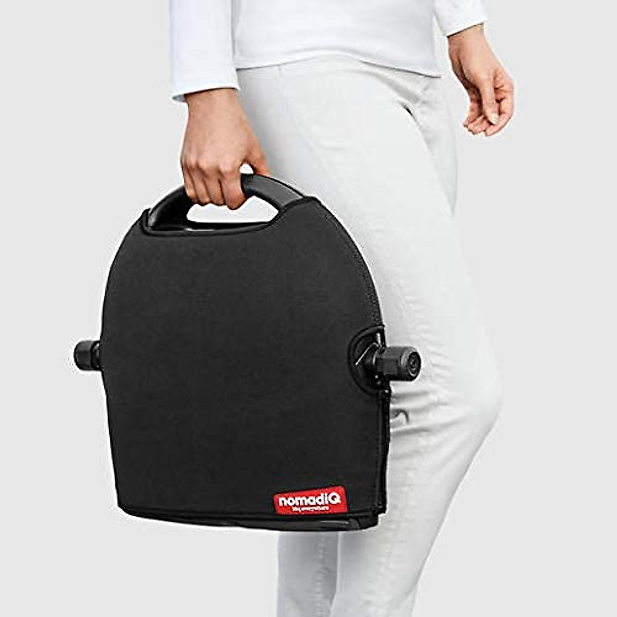 nomadiQ Portable Gas Grill + Forest Green Protective Sleeve + Griddle